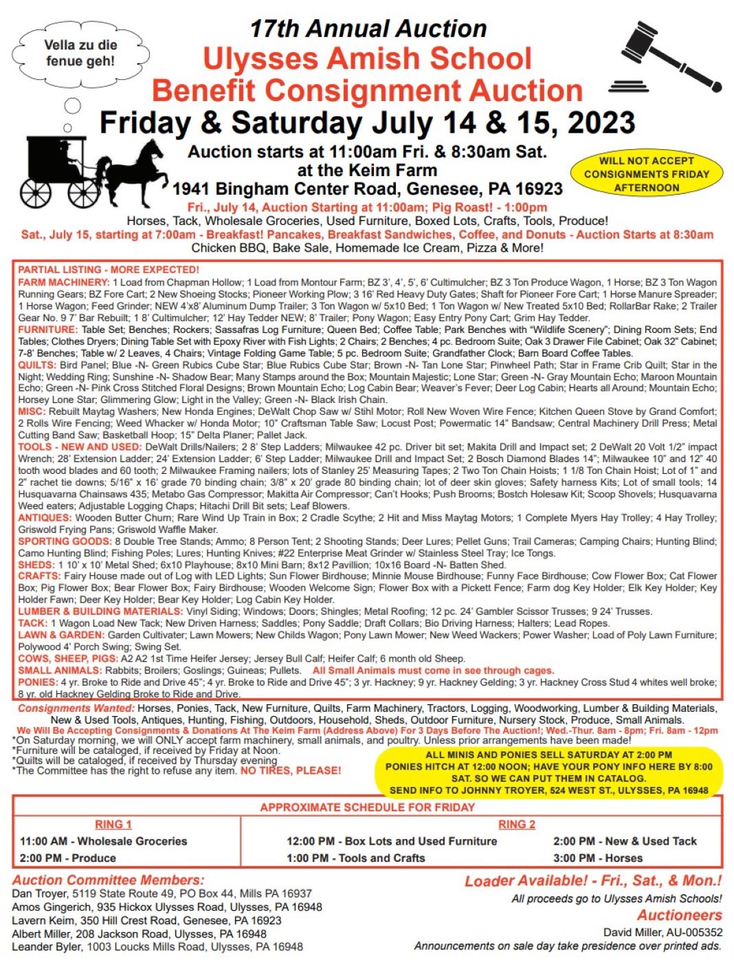 amish-school-auction-7-11 – Solomon's Words for the Wise