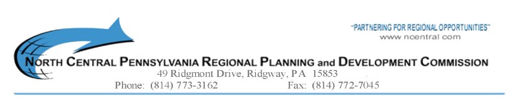 North Central Pennsylvania Planning and Development Commission ...