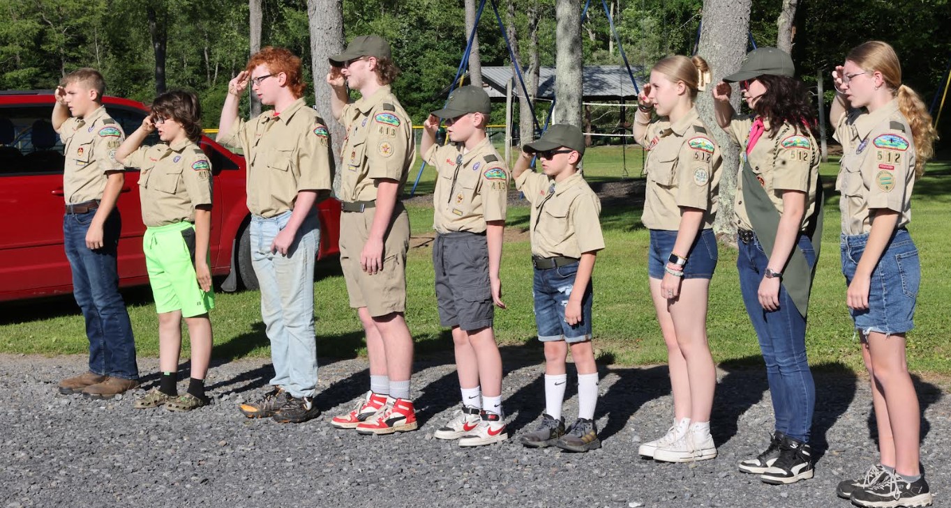 Flag Retirement Ceremony Marks End of Scouting Season in Duke Center ...