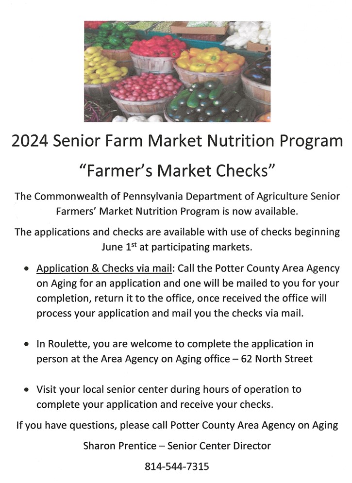 2024 Senior Farm Market Checks Are Now Available – Solomon's Words for ...