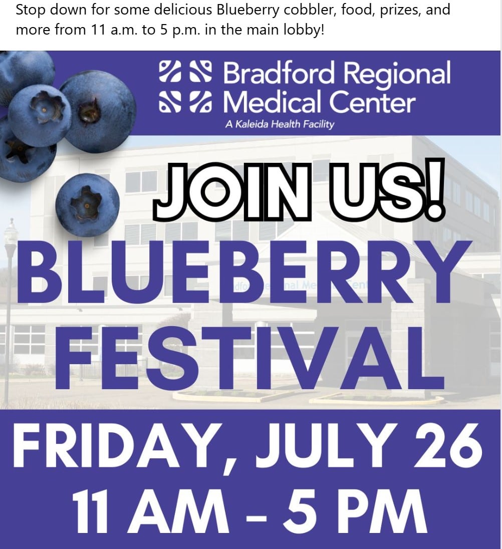 Blueberry Festival at BRMC on Friday – Solomon's Words for the Wise