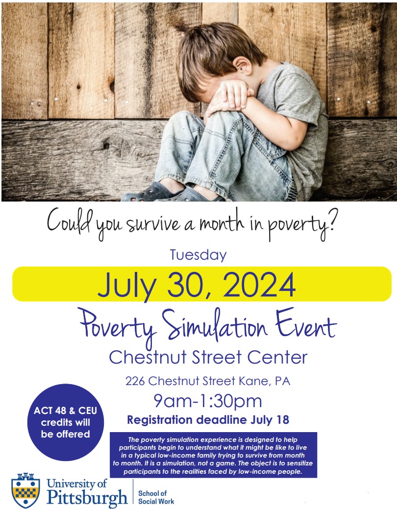 Poverty Awareness Event to be held July 30th in Kane – Solomon's Words ...