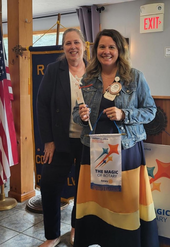 Rotary District Governor Pamela Wagoner Visits Coudersport Rotary – Solomon's Words for the Wise
