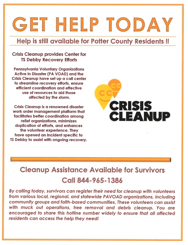 Crisis Cleanup Available For TS Debbie Flood Victims – Solomon's Words ...