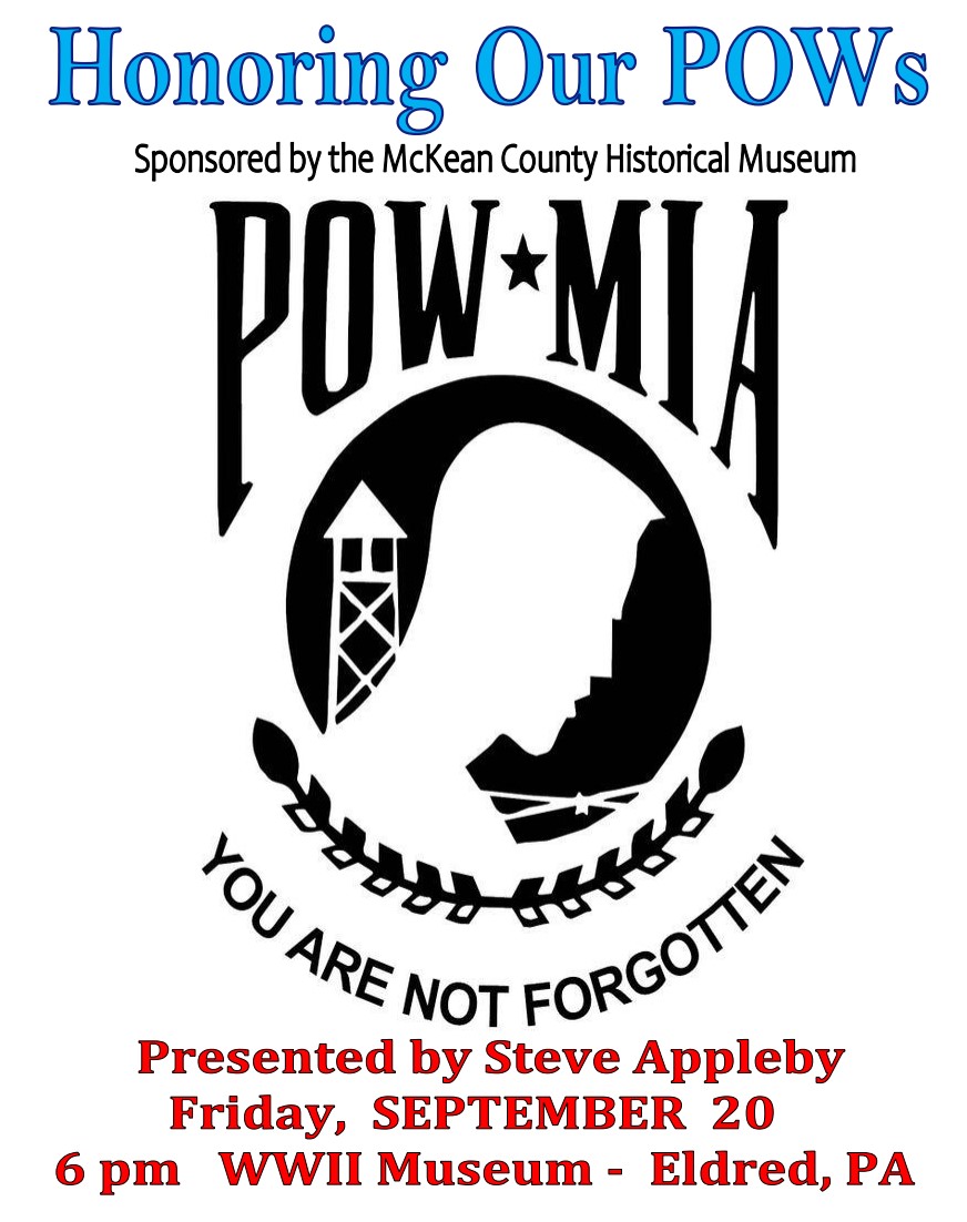 POW Presentation AT The Eldred WW2 Museum September 20 – Solomon's ...