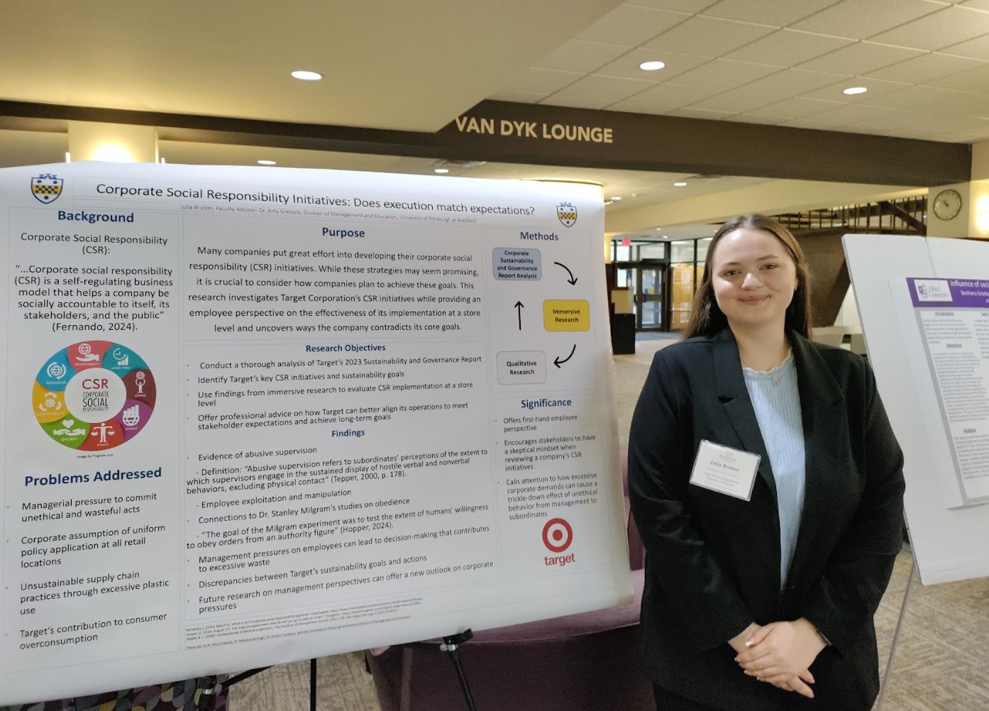PITT-BRADFORD STUDENTS PRESENT RESEARCH – Solomon's Words for the Wise