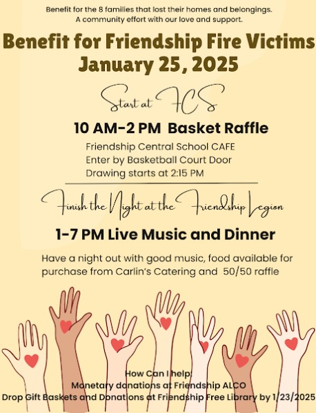 Benefit for Friendship Fire Victims January 25th – Solomon's Words for ...