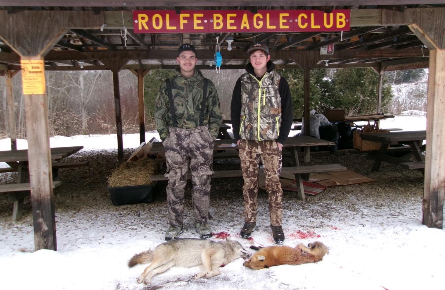 Nussbaum and Ehrensberger at Rolfe Beagle Club’s Statewide Coyote and ...