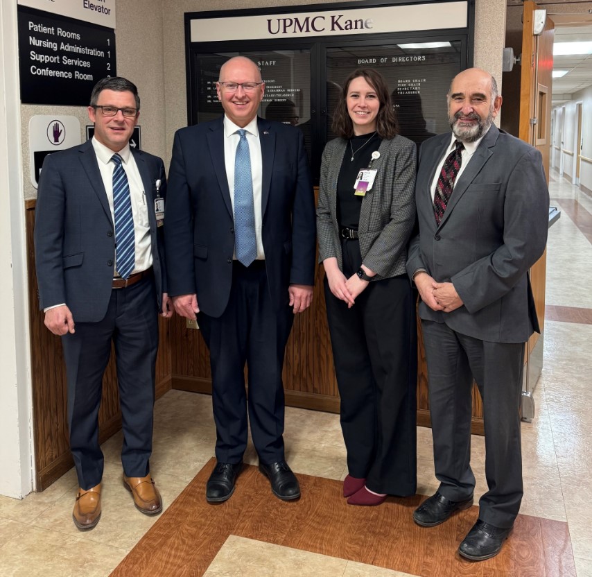 Causer Meets with UPMC Kane Officials – Solomon's Words for the Wise