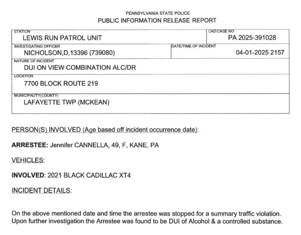 DUI Arrest In Lafayette Twp. – Solomon's Words for the Wise