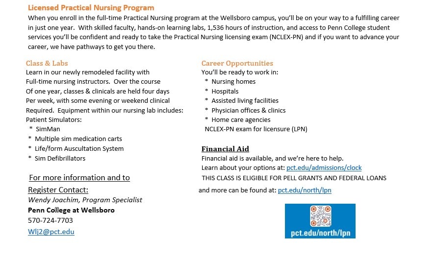 Practical Nursing (LPN) Information Sessions – Solomon's Words for the Wise