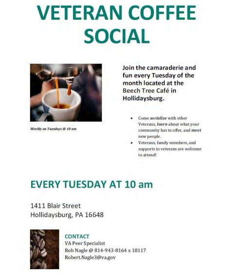 Veterans Coffee Social Every Tuesday in Holidaysburg – Solomon's Words ...