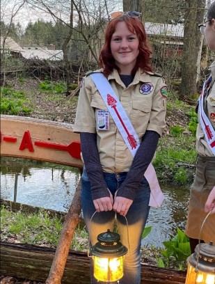 Saige Causer a Life Scout Working on Her Eagle Project – Solomon's ...