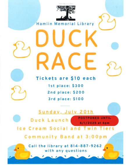 Hamlin Memorial Library Ice Cream Social and Community Band – Solomon's Words for the Wise