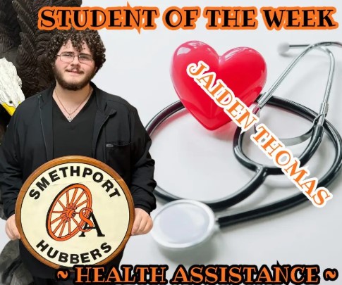 STUDENT OF THE WEEK, JAIDEN THOMAS – Solomon's Words for the Wise