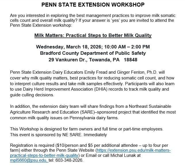 PENN STATE EXTENSION WORKSHOP – Solomon's Words for the Wise